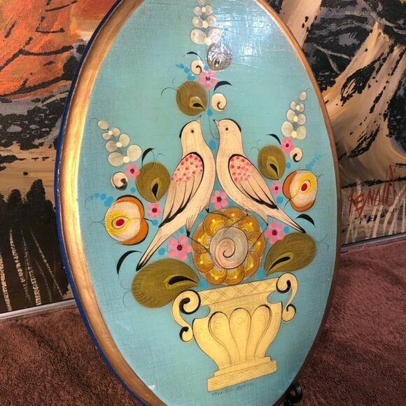 Art | Original Artwork Mexican Tonala Style Birds By Ser Mel | Poshmark